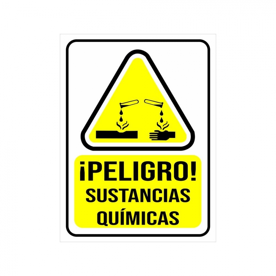 Letrero con poste, lámina galvanizada impresión digital (PELIGRO ...