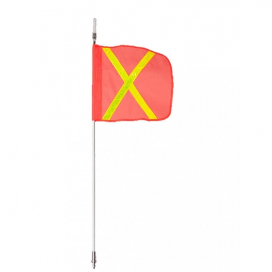 Pértiga para vehículo de 6 pies con bandera (para base magnética)