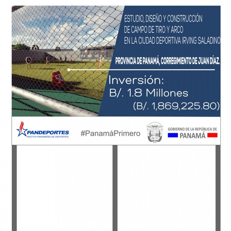 Letrero tipo valla impresión digital