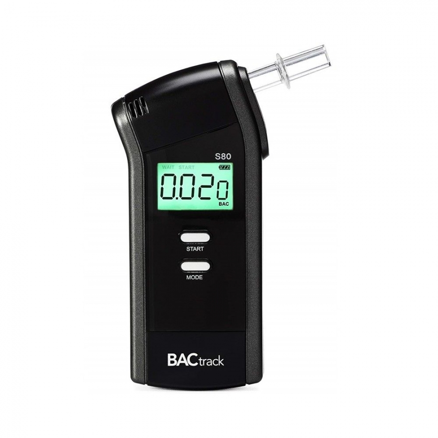 Alcoholímetro digital con sensor Xtend S80 (incluye 100 boquillas)