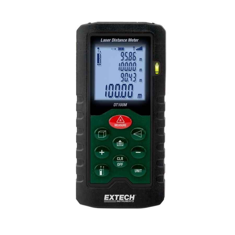 Medidor láser de distancia y área