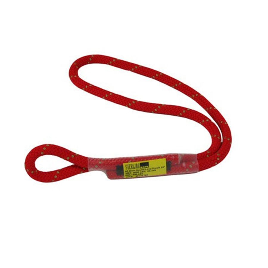 Anilla Prusik de 8 mm x 16" color rojo