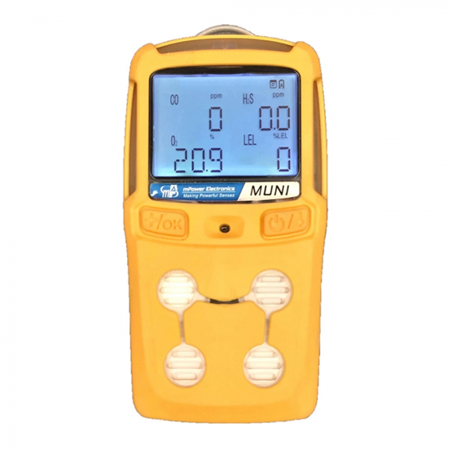 Monitor de gases (CO, O₂(LF), H₂S, LEL) por difusión con accesorios ...