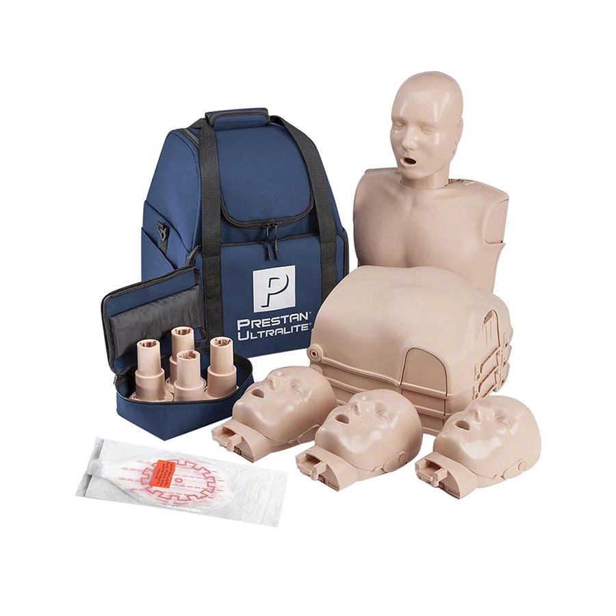 Kit de 4 maniquís para entrenamiento profesional de RCP (adulto)