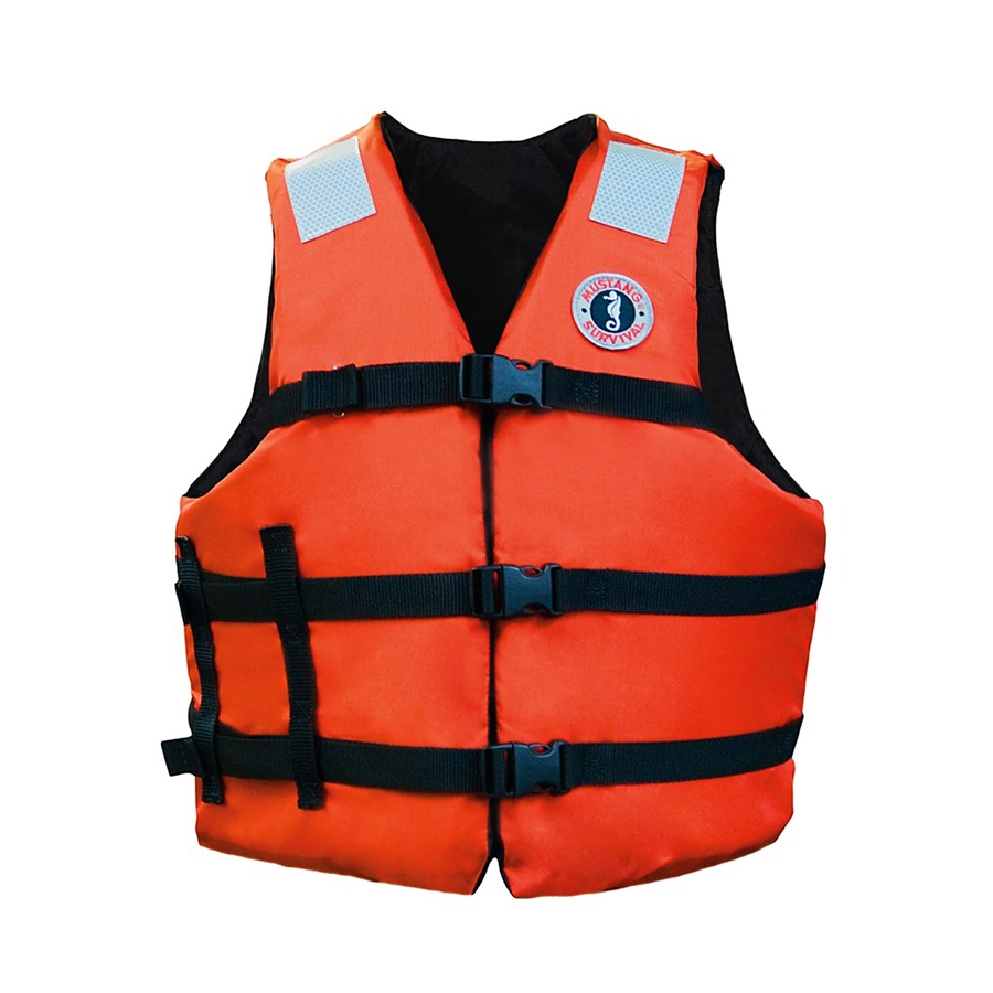 Chaleco salvavidas tipo III con cintas reflectivas, (SOLAS USCG)