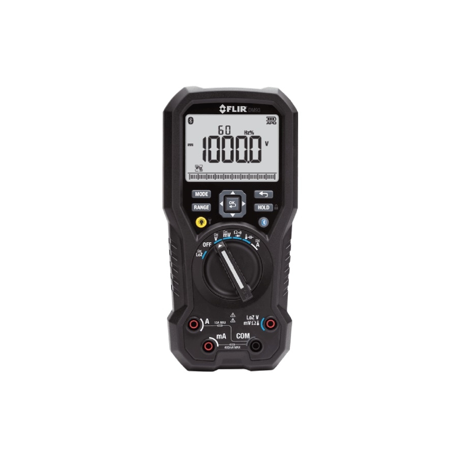 Multímetro digital industrial, con bluetooth, VFD, CAT IV-600V/CAT III ...