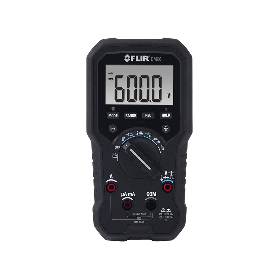 Multímetro digital con true RMS y VFD, CA/CC, 600V