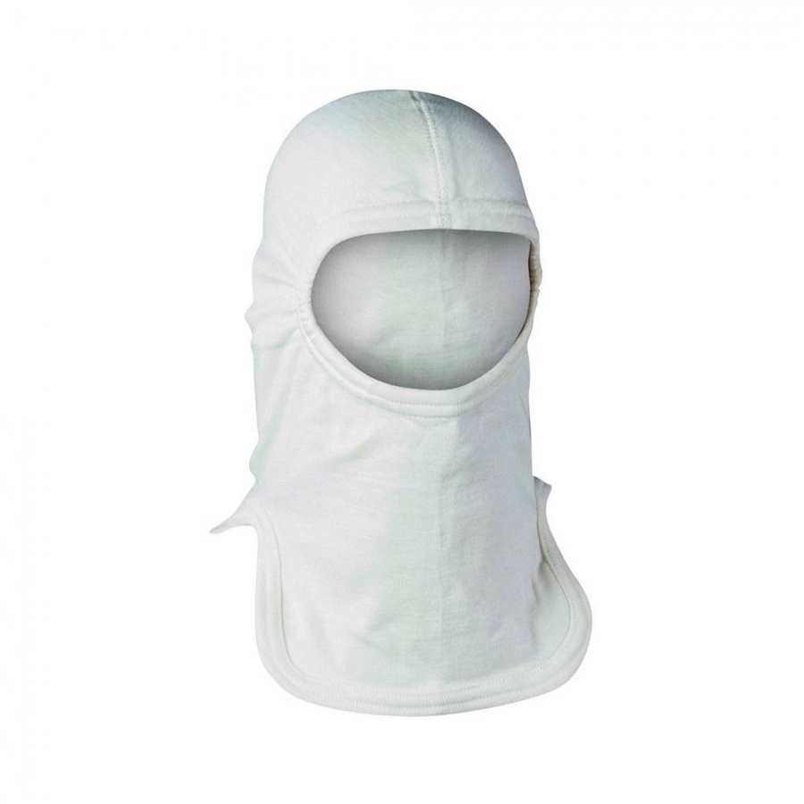 Capucha para bomberos rostro completo, color blanco, de 18''